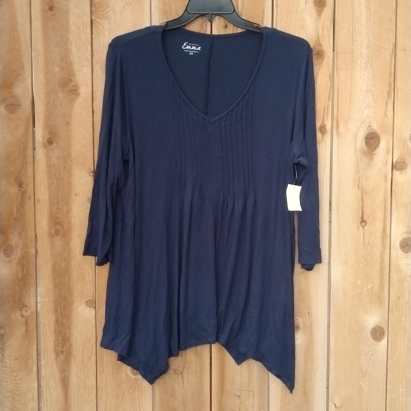 Simply Emma | Tops | Plus Sizedark Blue Top Color Might Differ Because Of Lighting | Poshmark